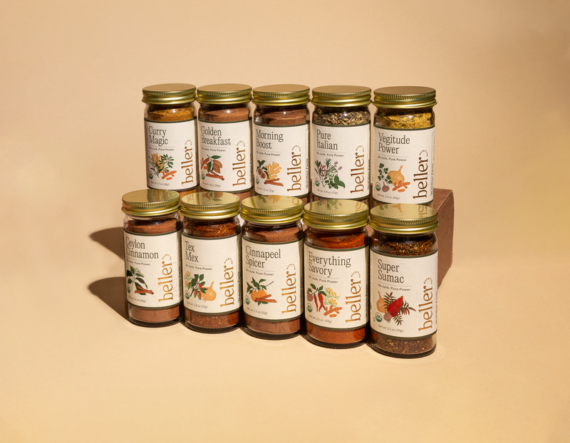 10 Organic Spice Blends Gift Set – Beller Nutrition